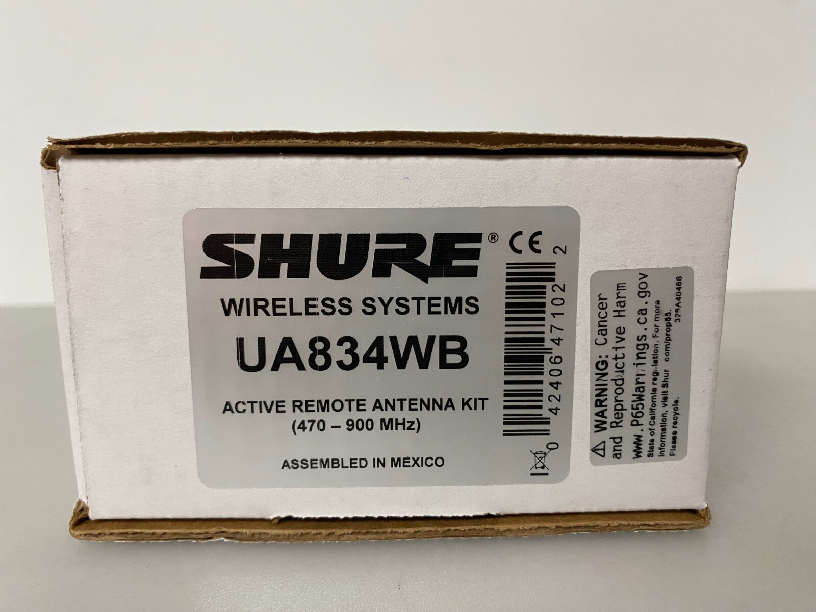 Shure UA834WB In-Line Active Remote Antenna Amplifier – LPAV