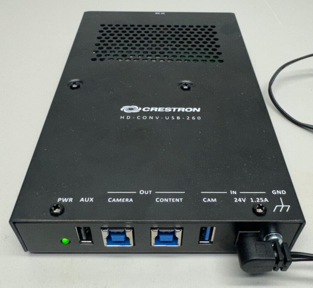 Crestron UC-ENGINE-D-T W/ HD-CONV-USB-260 & Power Supply and Adaptor ...