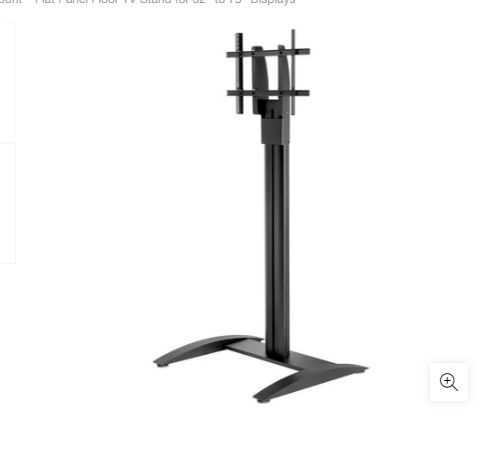 TV Stand Peerless-AV SS560F Monitor / Flat Panel Floor Stand 150LB 75 ...