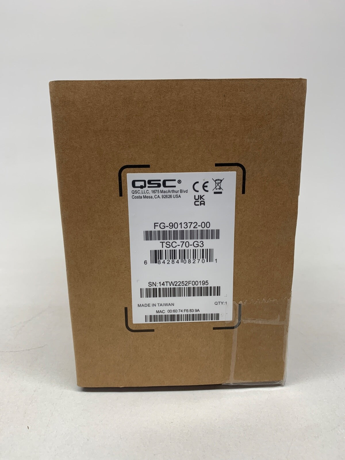 QSC TSC 70-G3 / 7" Touch Screen Controller (FG-901372-00) – LPAV