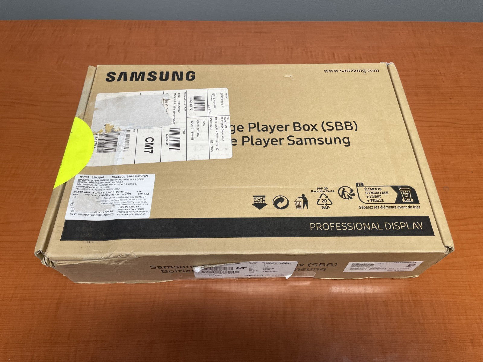 Samsung Digital Signage Player Box UHD SBB-SSNV or SBB-SS08NV2XZA – LPAV