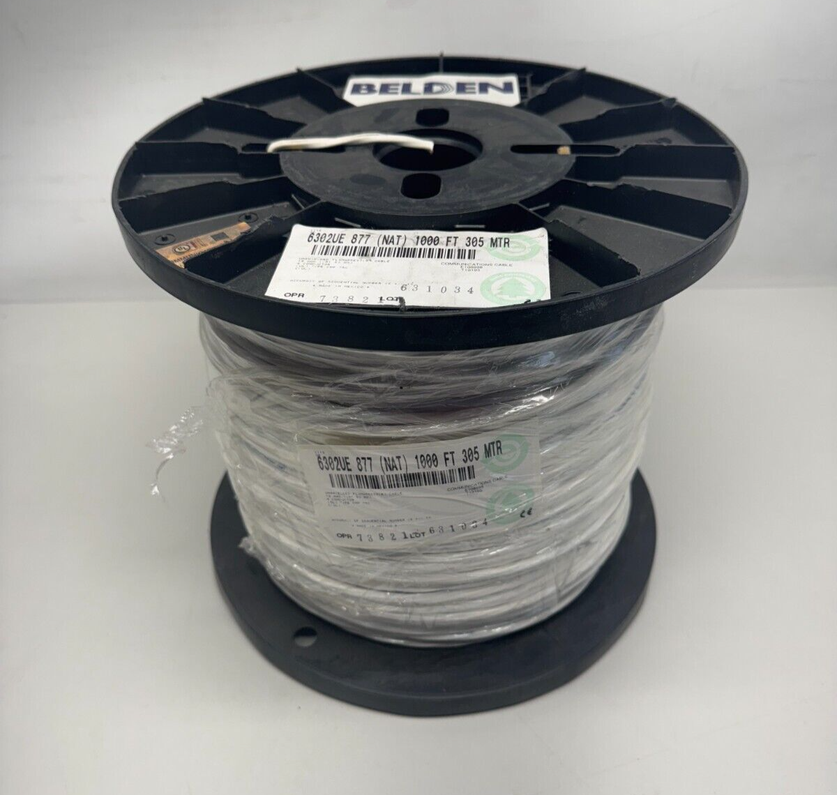 Belden 6302UE 877 Unshielded Flamarrest 18 AWG 4 Conductor Cable 1000f ...