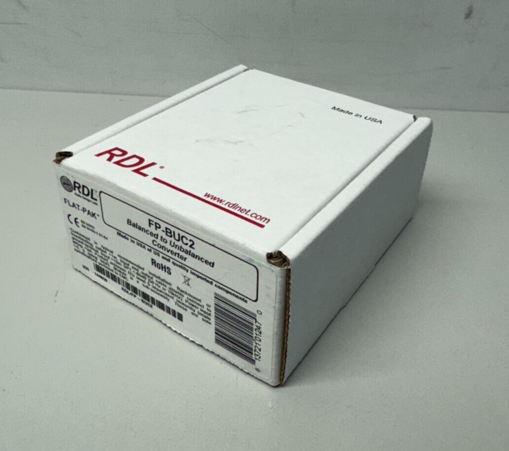 RDL FP-BUC2 2-Channel Balanced to Unbalanced Converter – LPAV