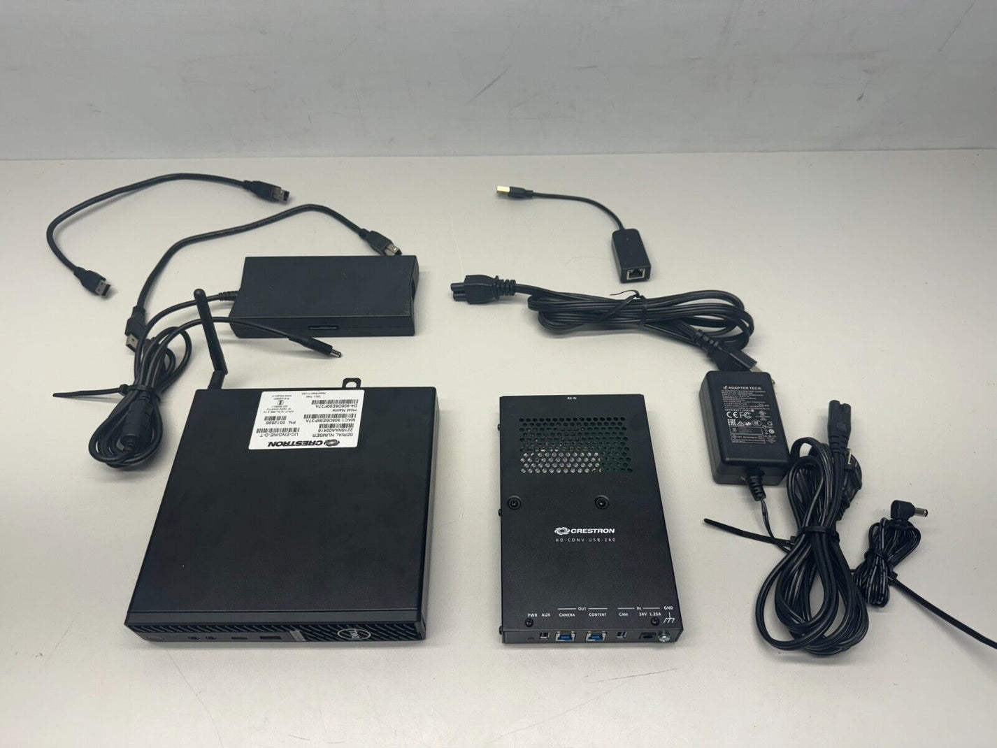 Crestron UC-ENGINE-D-T W/ HD-CONV-USB-260 & Power Supply and Adaptor ...