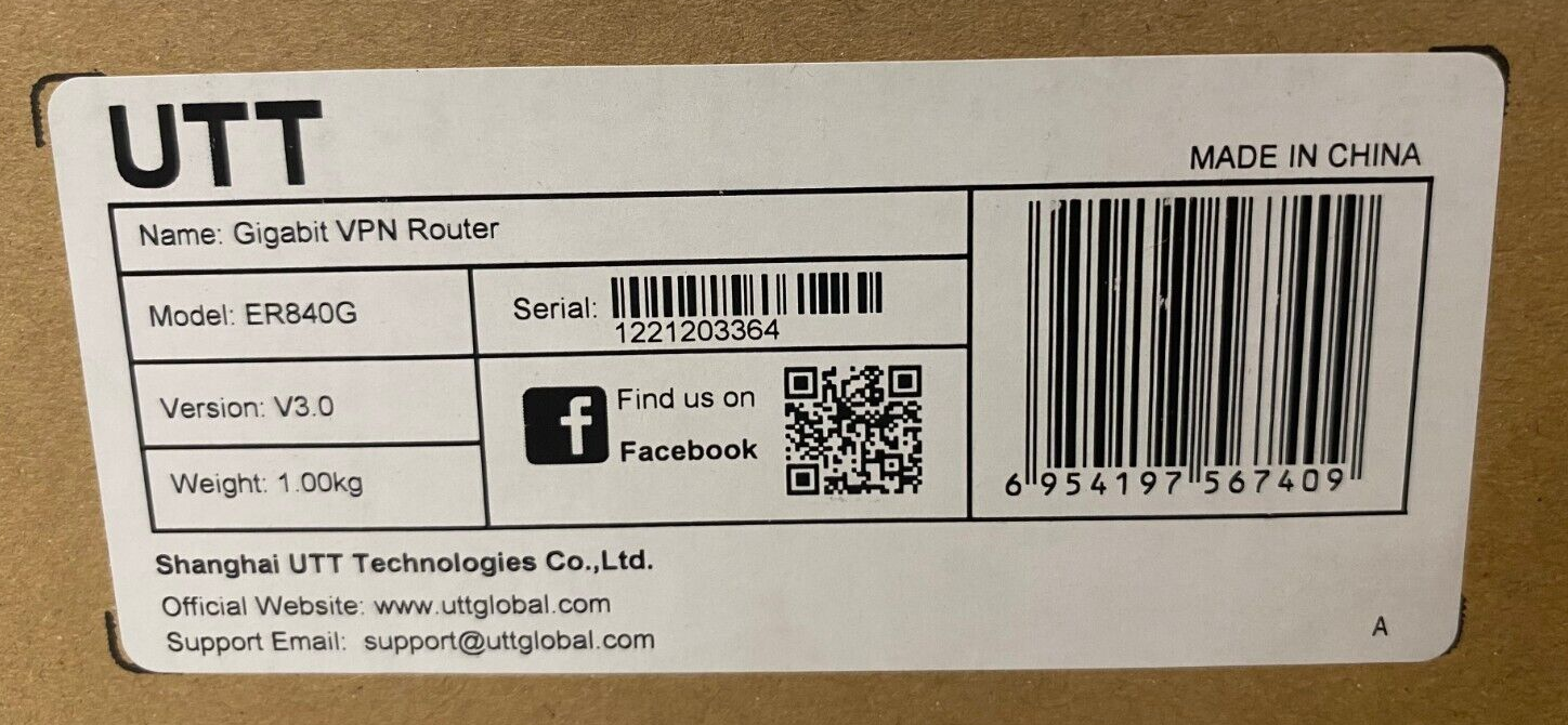 UTT ER840G 4 WAN Ports VPN Router + 10 Ports Gigabit PoE Switch – LPAV