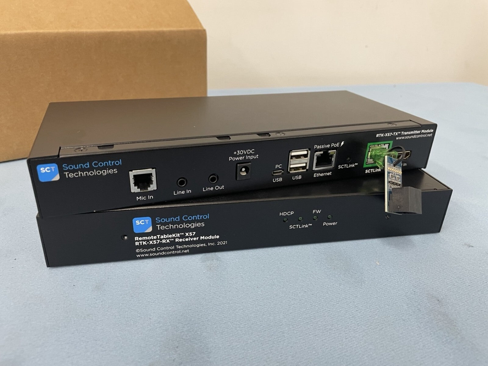 Sound Control Technologies RTK-X57 TX & RX System - Poly Studio Remote ...