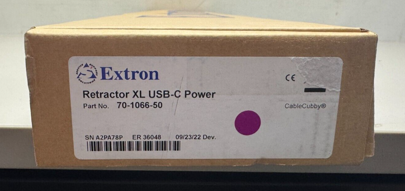 Extron 70-1066-50 Retractor XL USB-C Power NOB – LPAV
