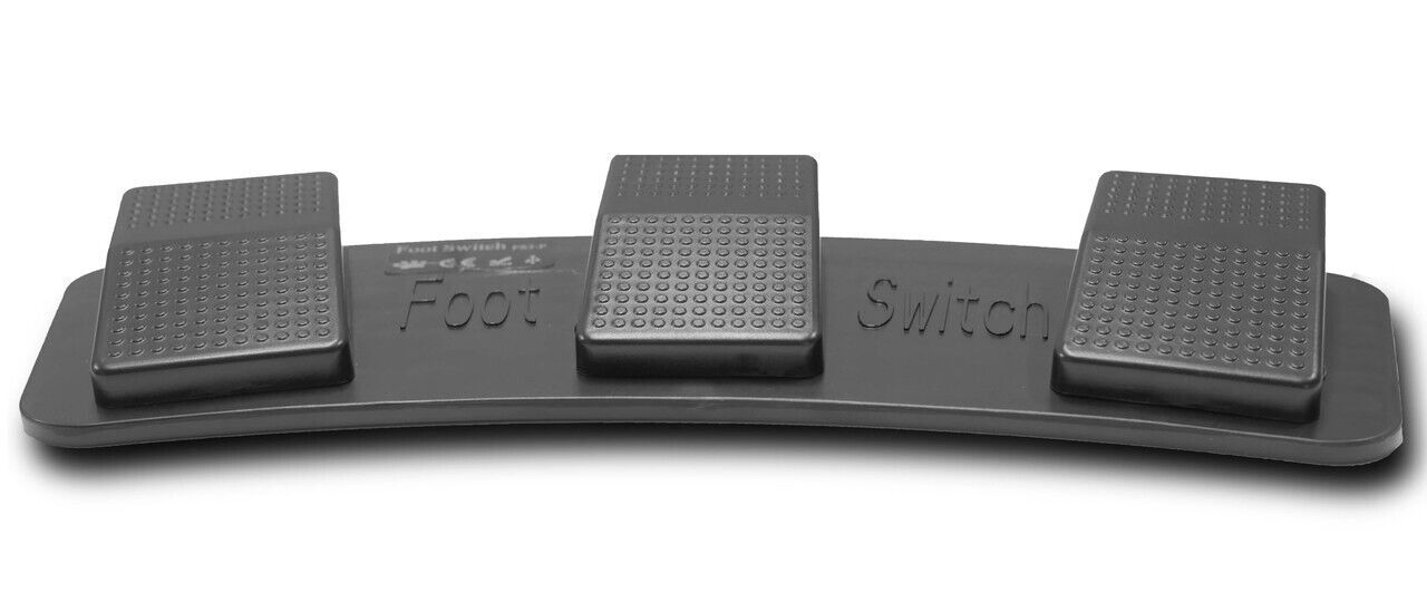 Prompter People REM-FOOT 3-Pedal Foot Teleprompter Remote Footpedal Co ...
