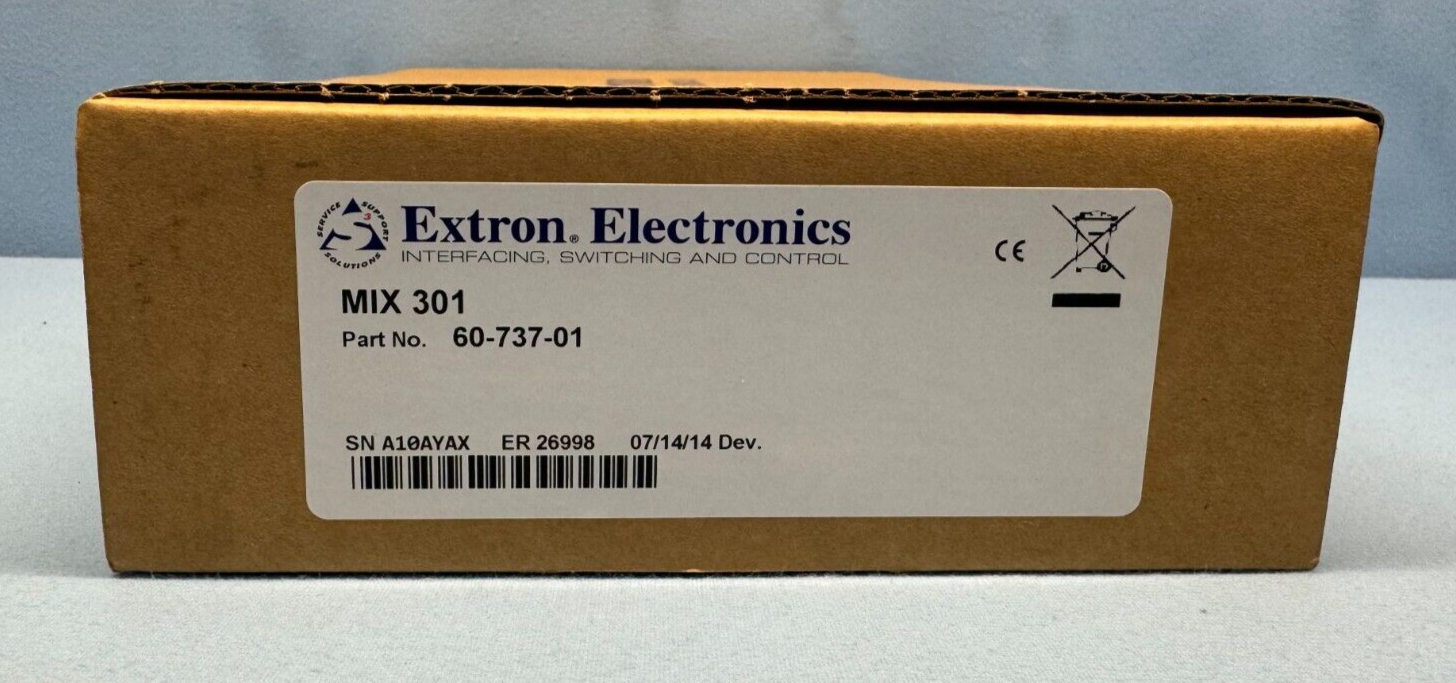 Extron MIX 301 Three Channel Line Level Mixer (P/N: 60-737-01) – LPAV