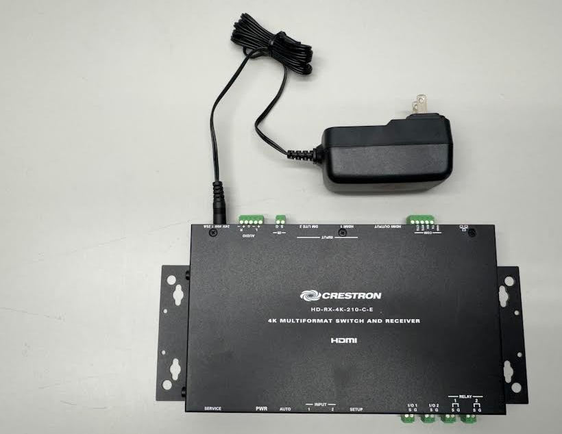 Crestron HD-RX-4K-210-C-E DMPS Essentials 4K Multiformat 2x1 AV Switch ...