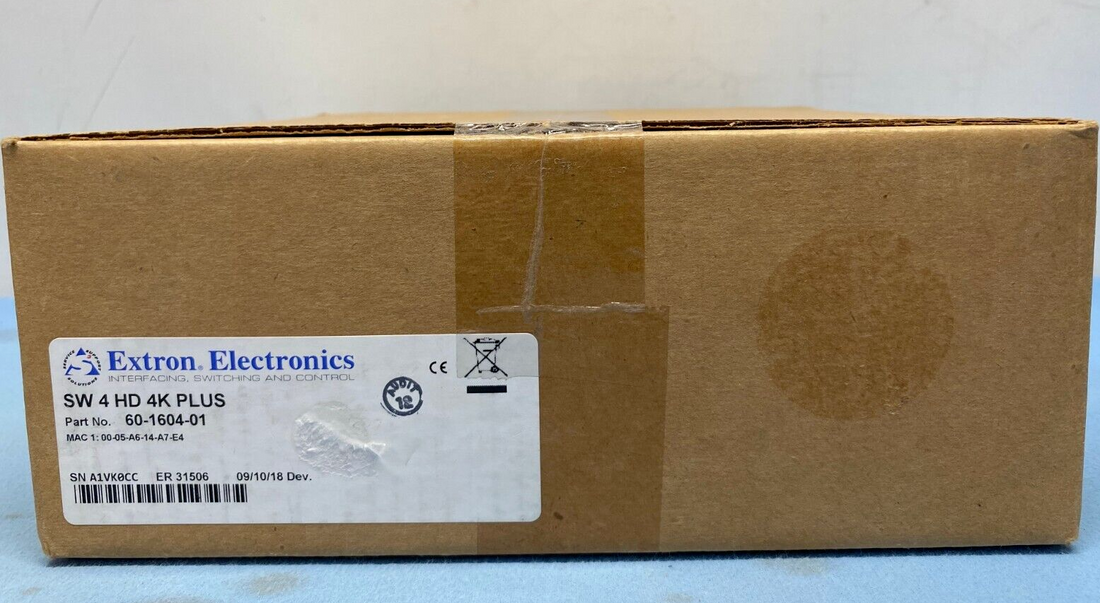 Extron SW4 HD 4K PLUS (60-1604-01) 4K/60 HDMI Switcher – LPAV