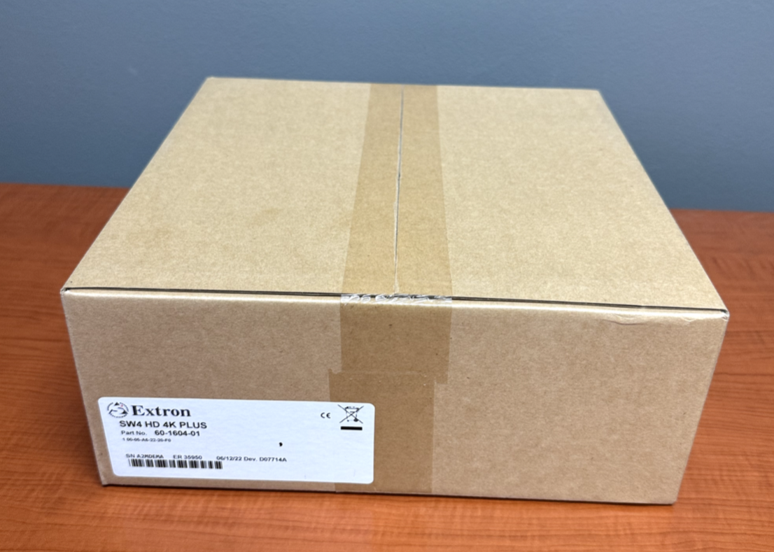 Extron SW4 HD 4K PLUS Four Input 4K/60 HDMI Switcher 60-1604-01 NEW – LPAV