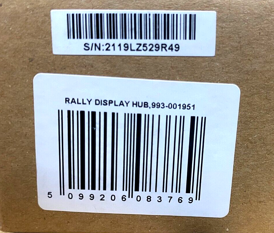 Logitech Rally Display Hub (P/N: 993-001951) – LPAV