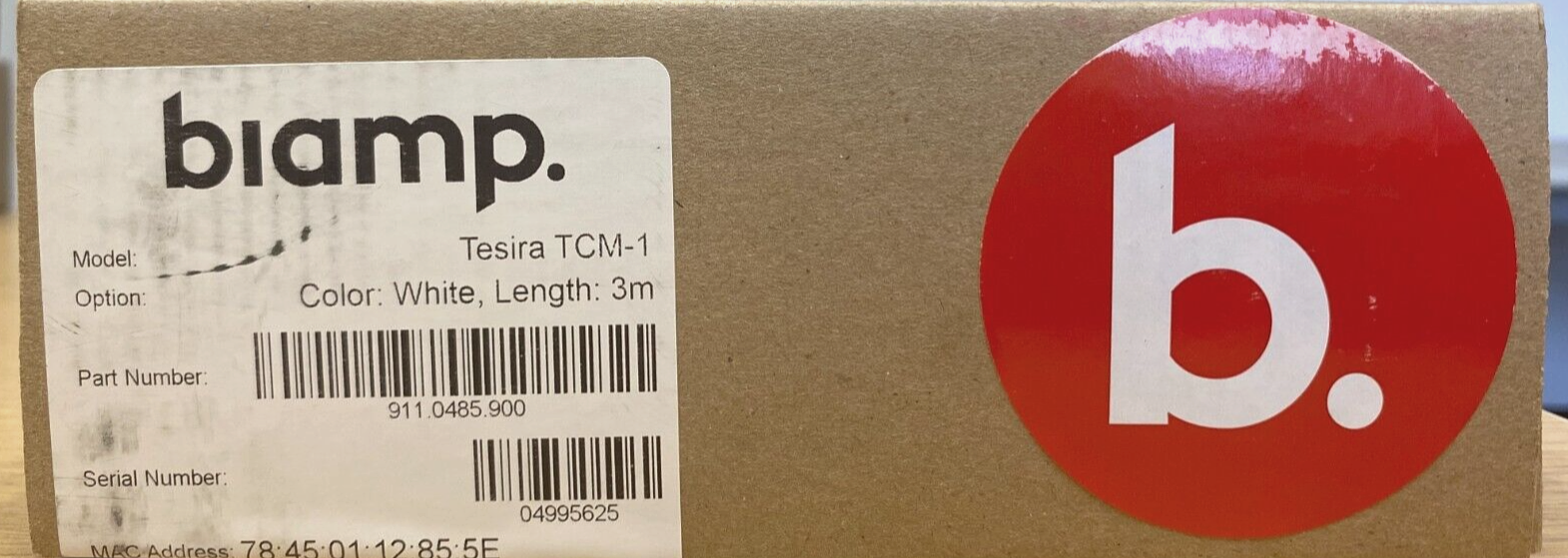 Biamp Tesira TCM-1 (P/N: 911.0485.900) – LPAV