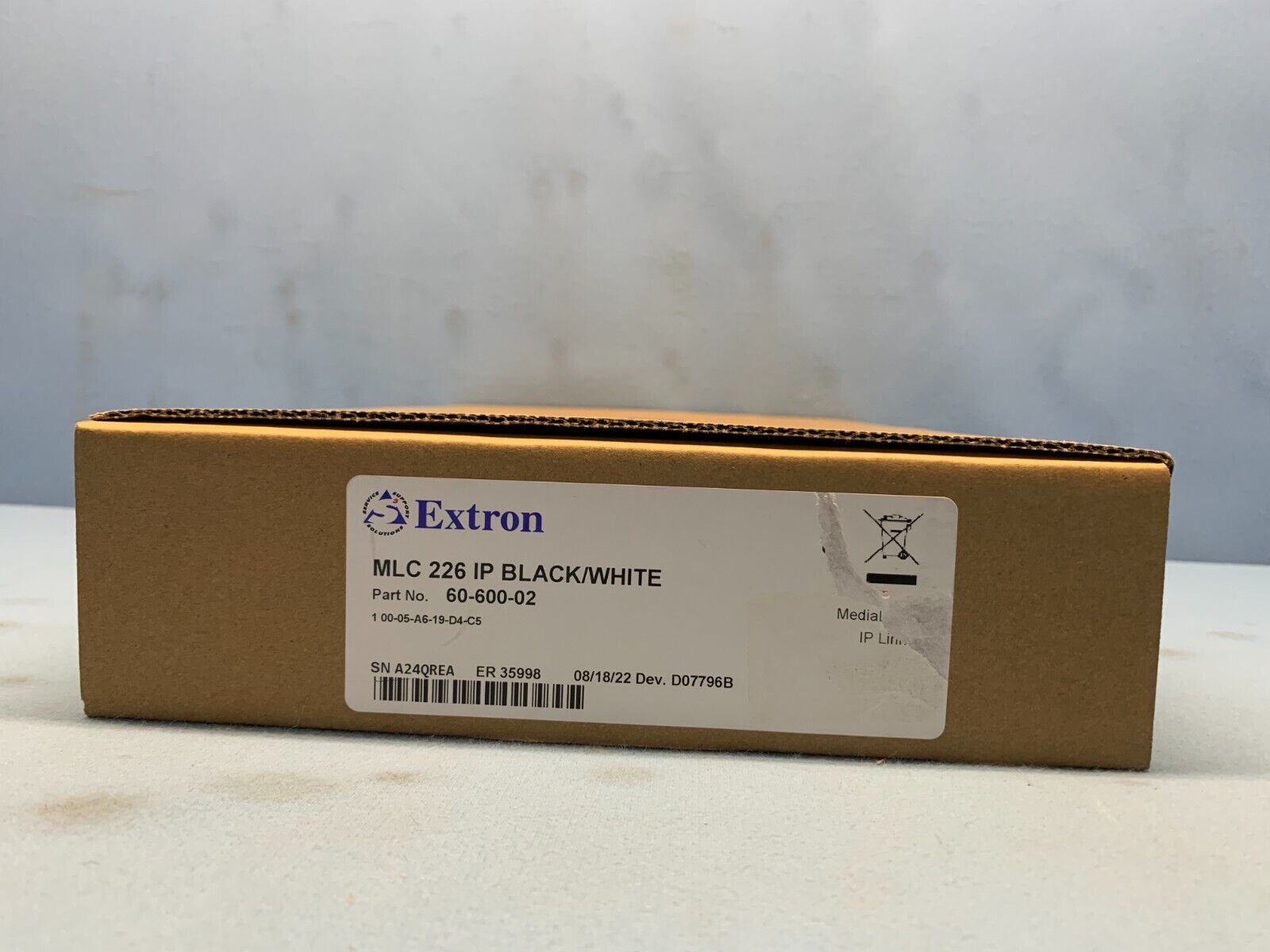 Extron MLC 226 IP BLACK/WHITE (60-600-02) / Enhanced MediaLink Control ...