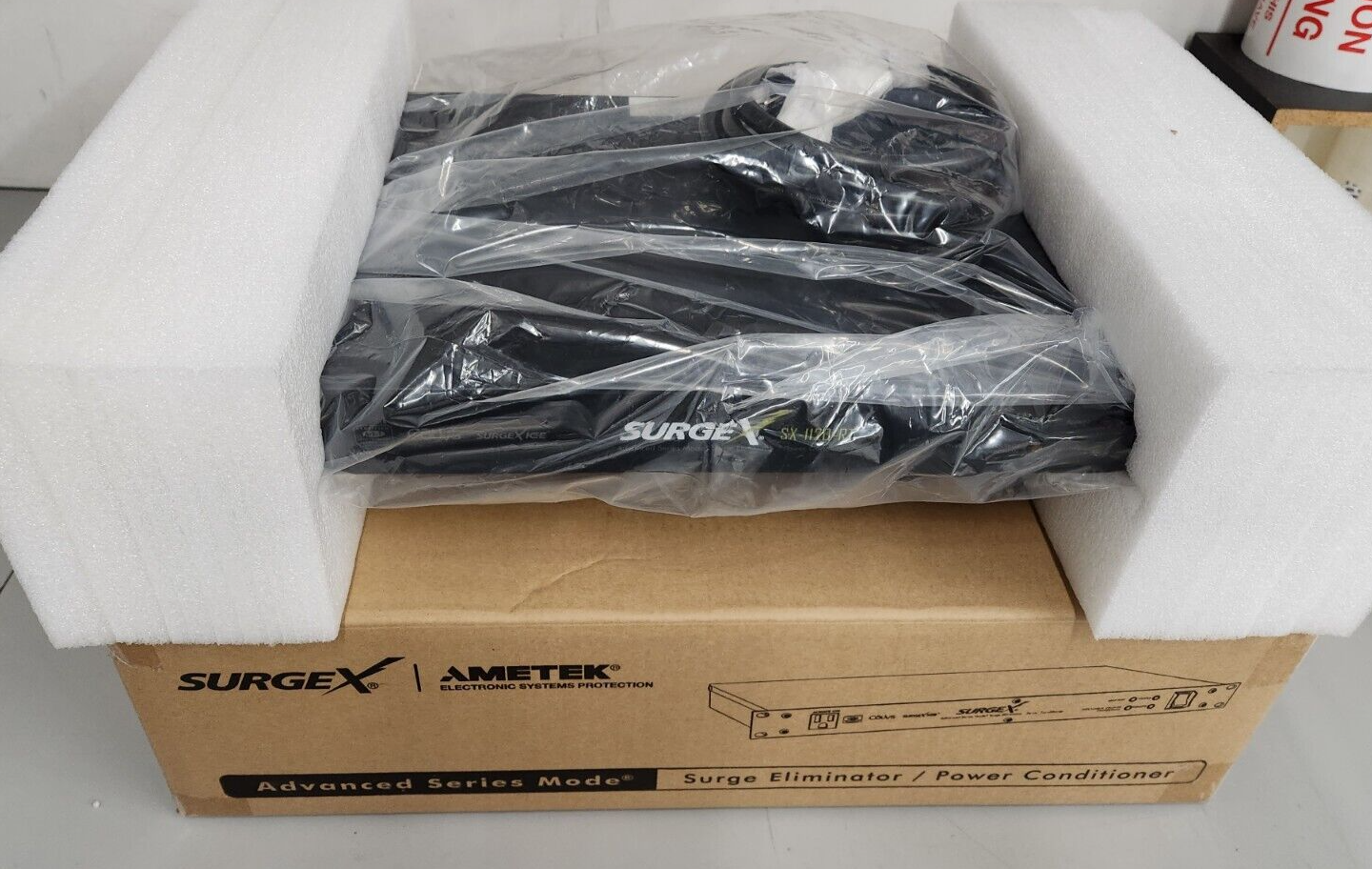 SurgeX SX-1120-RT Rack Mount Surge Eliminator 1RU 20A 9PORT NOB – LPAV