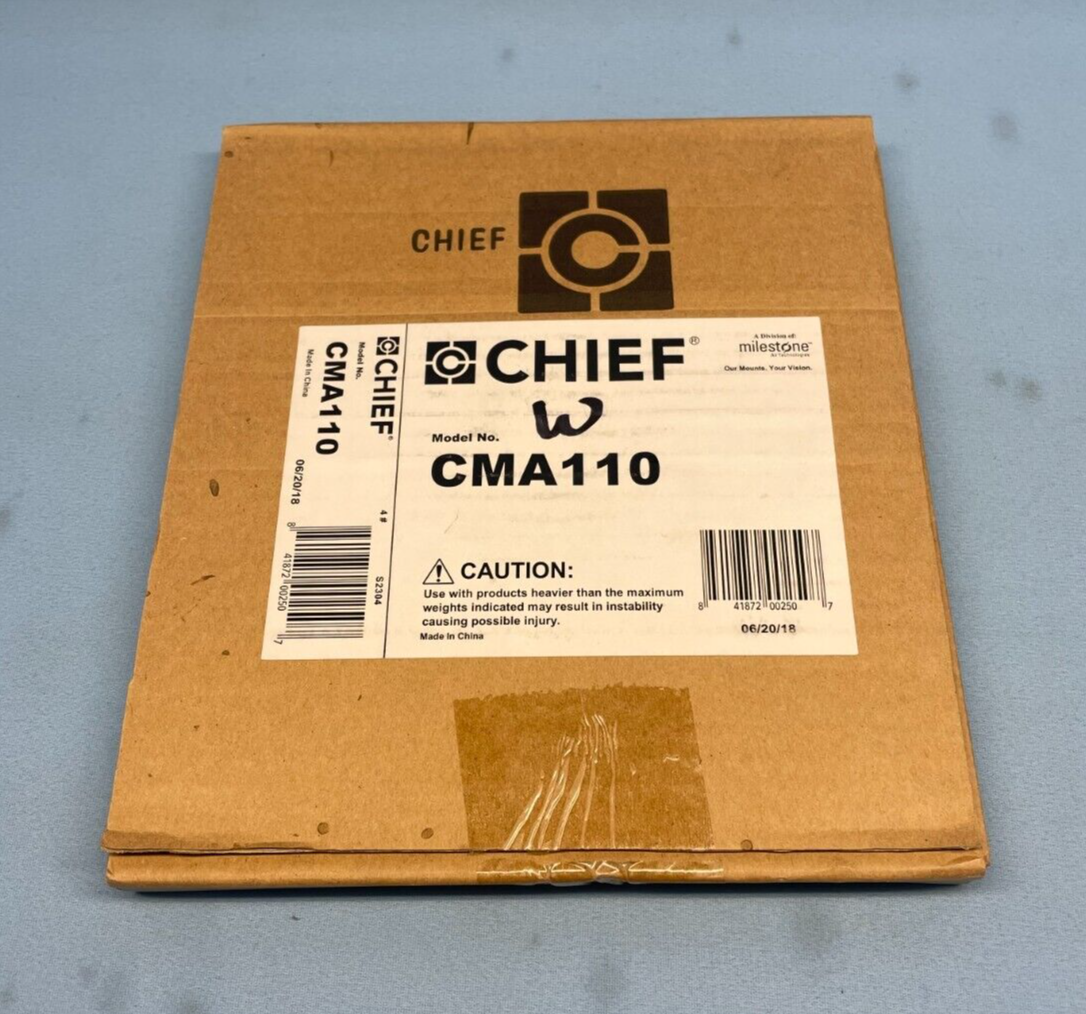 Chief CMA110 8 x 8" Ceiling Plate with 1.5" NPT Fitting (WHITE) – LPAV