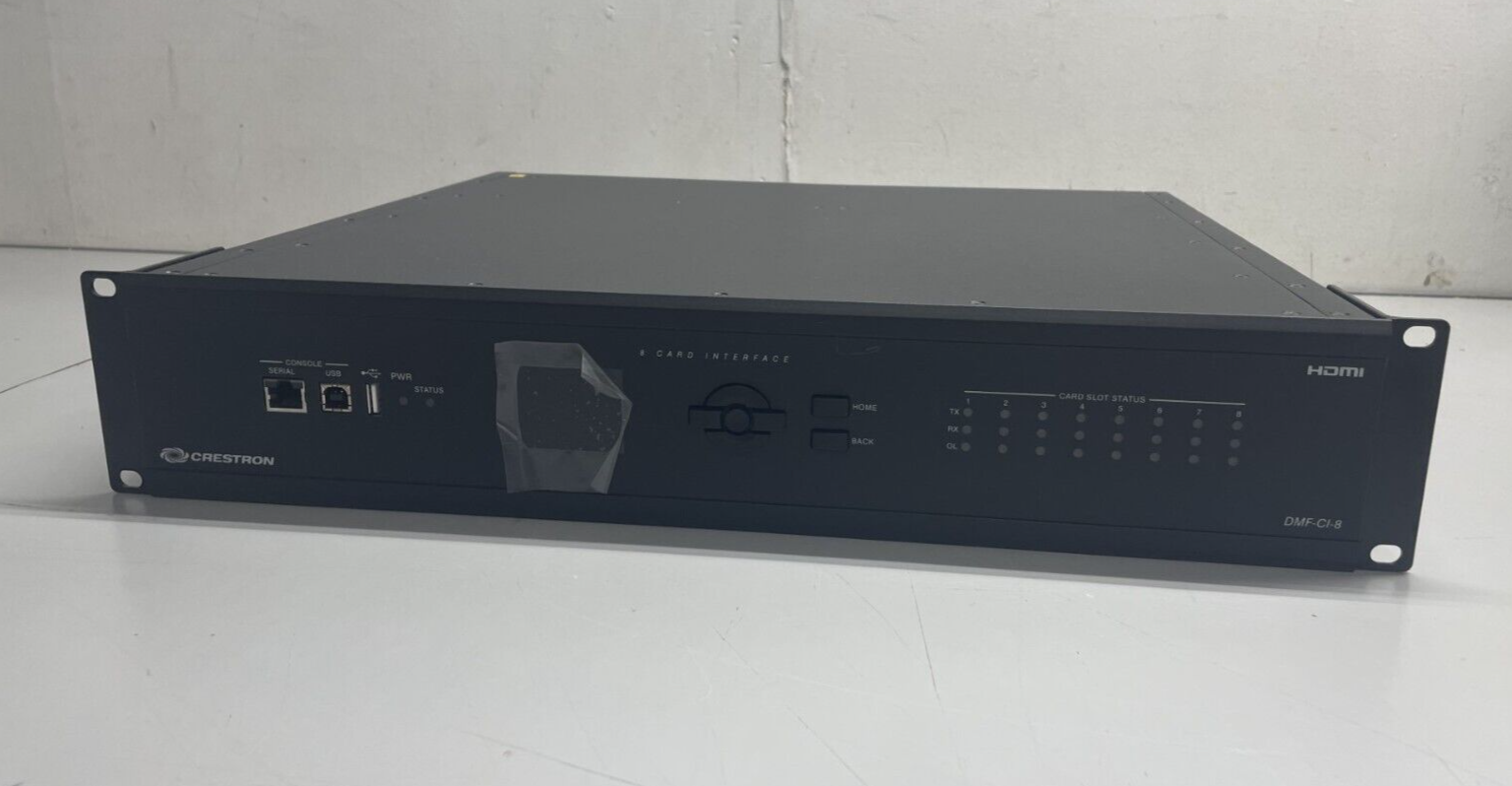 Crestron DMF-CI-8 DigitalMedia Card Chasis for DM-NVX-C& DMCF 4K Video ...