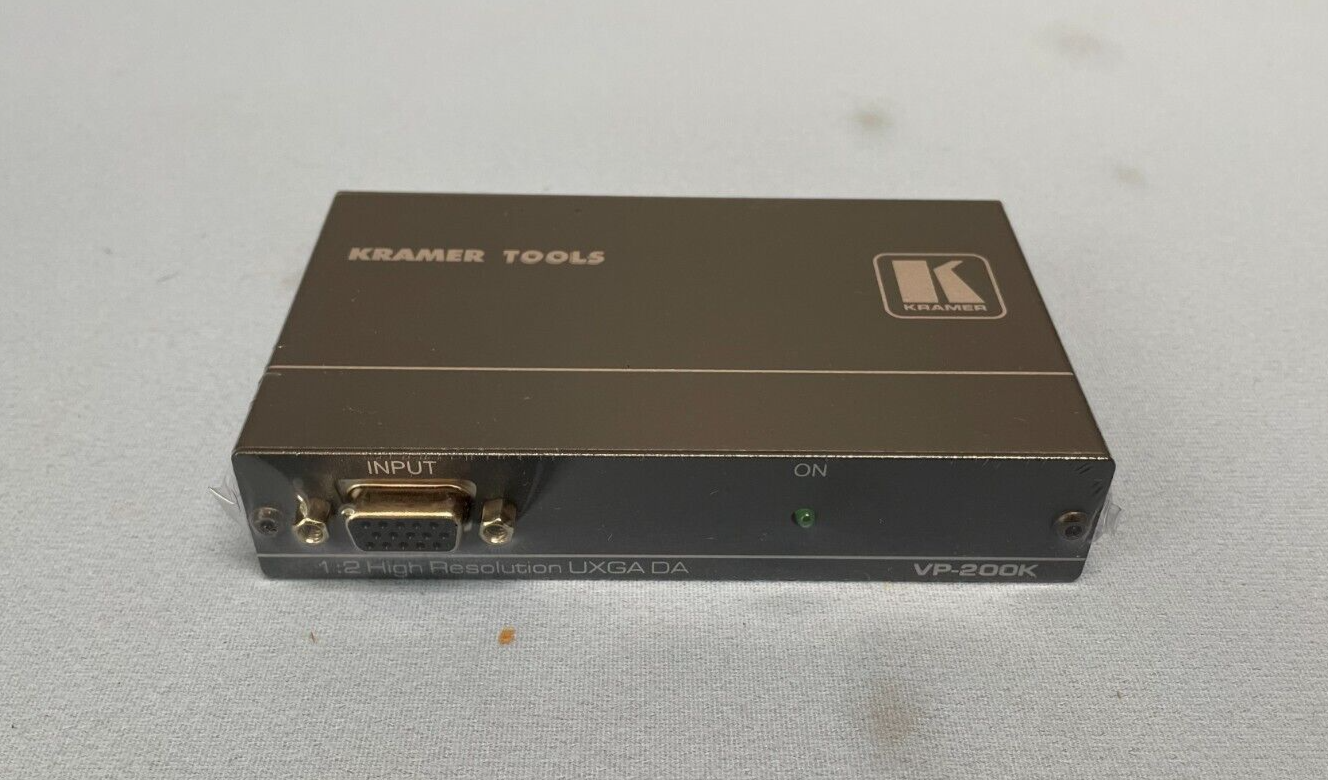 Kramer VP-200K 1:2 High Res UXGA Computer Graphics Video Distribution ...