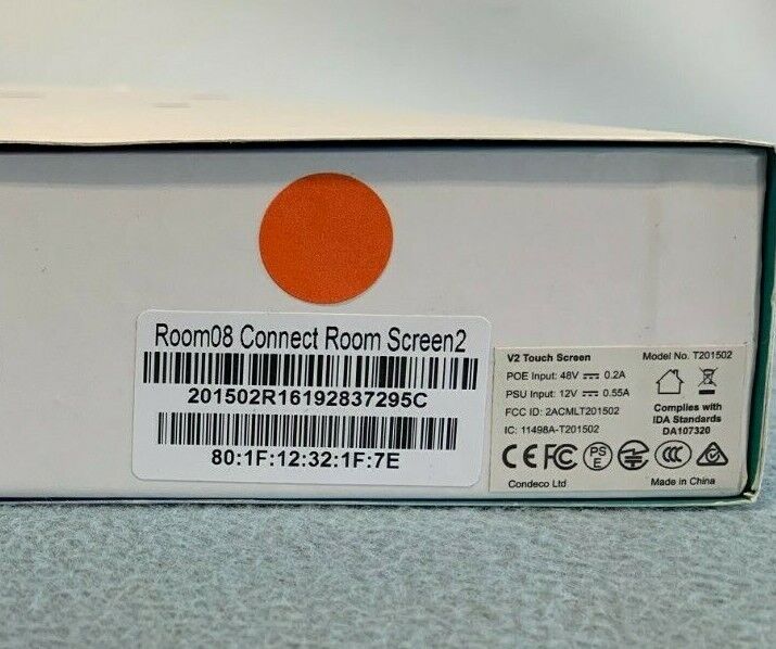 Condeco Room Screen Connect v2 Touch Screen - Room08 - T201502 – LPAV
