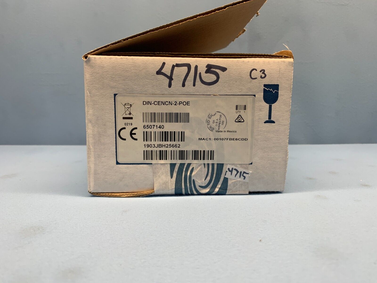 Crestron DIN-CENCN-2-POE Ethernet to Cresnet Network Bridge (6507140 ...