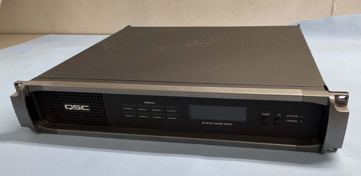 QSC Q-SYS Core 500i Integrated System Platform Digital DSP Control Pro ...
